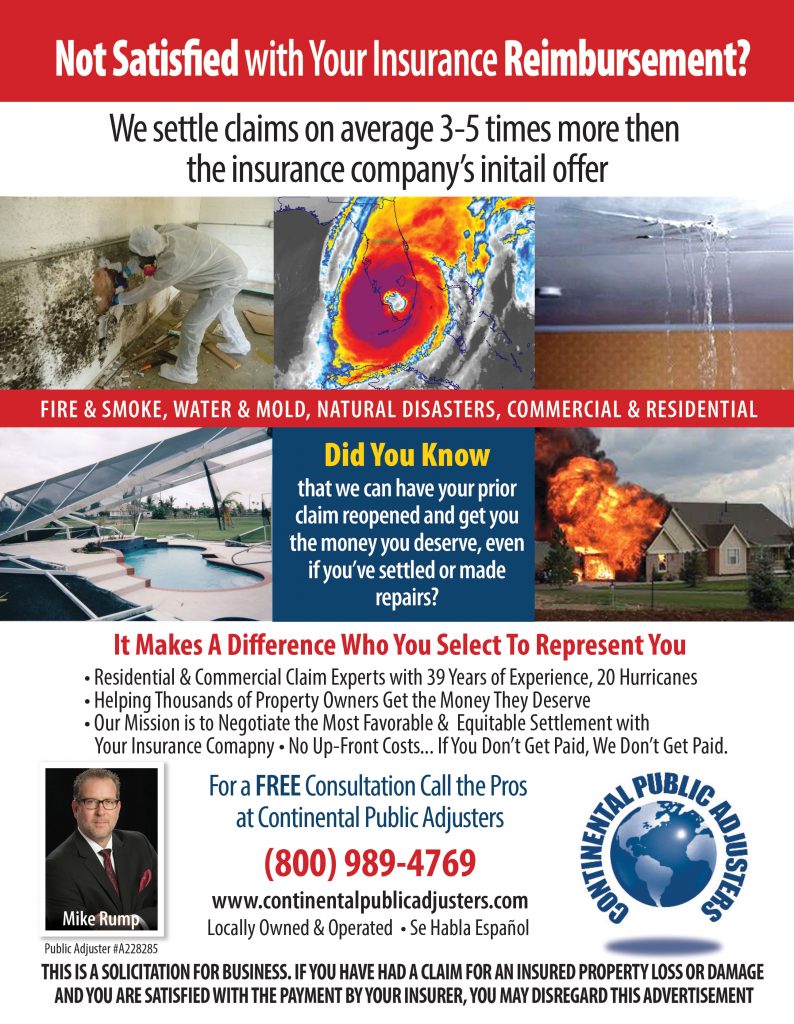 Continental Public Adjusters - Spectator Magazine