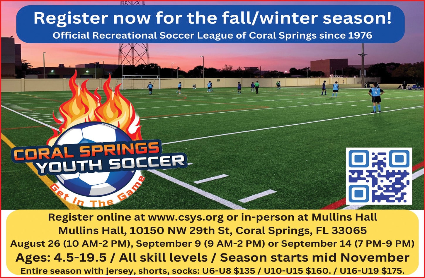 Coral Springs Youth Soccer Kickin’ Things Off Soon! - Spectator Magazine